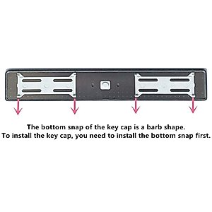 Replacement Spacebar Key Cap and Hinge and Base Gasket for MacBook Pro Retina 13" / 15" Model A1706 A1707 A1708 2016-2017 Year Keyboard Space Bar Key Cap