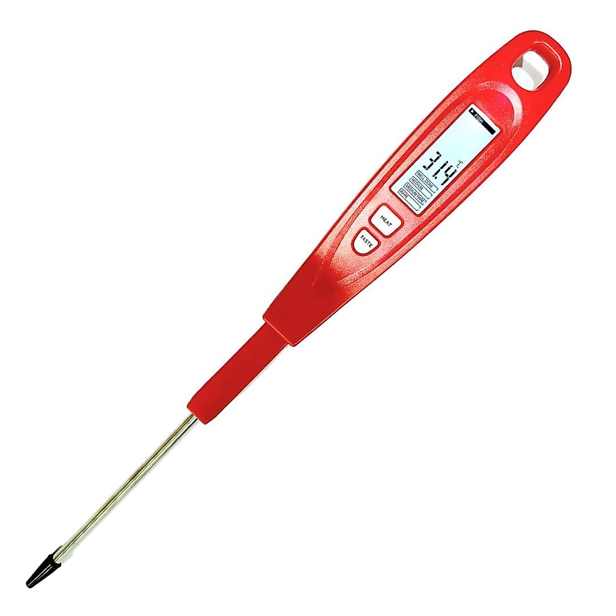 ThermalinX Digital Meat Thermometer for Grilling, Instant Read Food Thermometer with Backlight for Grill, Cooking, Oil Deep Fry, BBQ, Candy and Roast