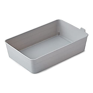 Starplast Industries Mainstays Set of 5 Flexible Drawer Storage Organizers, Grey, Blue, Teal