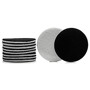 Glass Polish 11010 GP-PRO Felt Polishing Pads for Polishing Glass, Plastic, Metal, Marble - Ø 6 inch - Pack of 10
