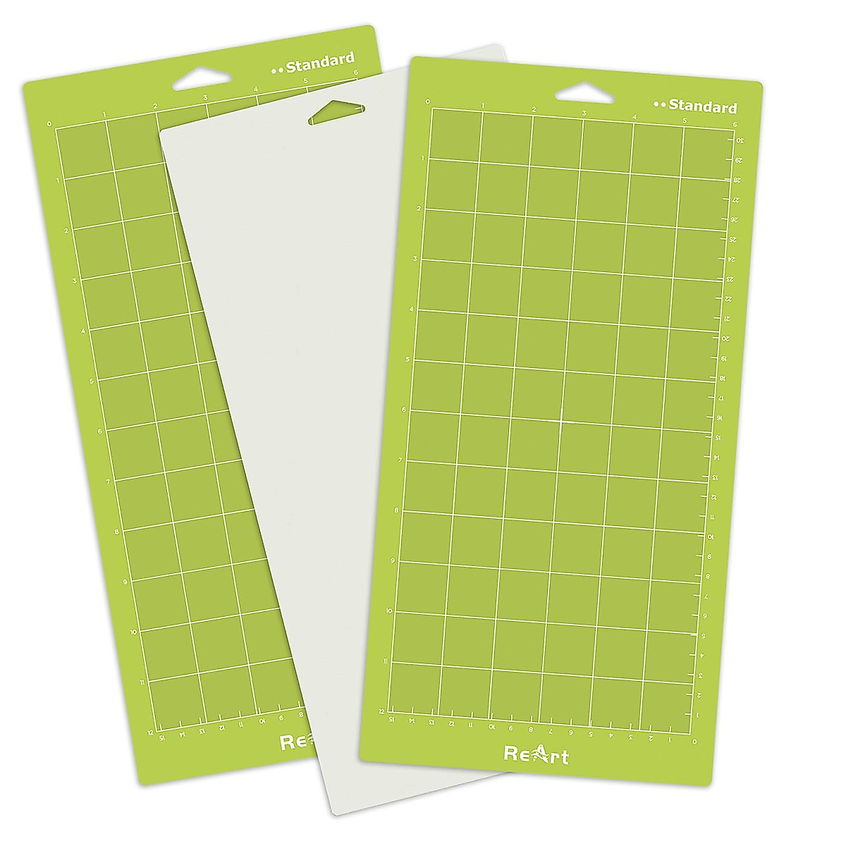ReArt Standard Grip Adhesive Cutting Mat 6 x 12 Inch For Cricut Expression Machine - 3 Pack