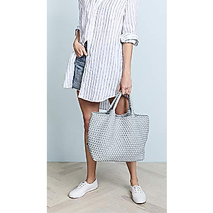 Naghedi Women's St. Barths Medium Tote, Dove, Grey, One Size