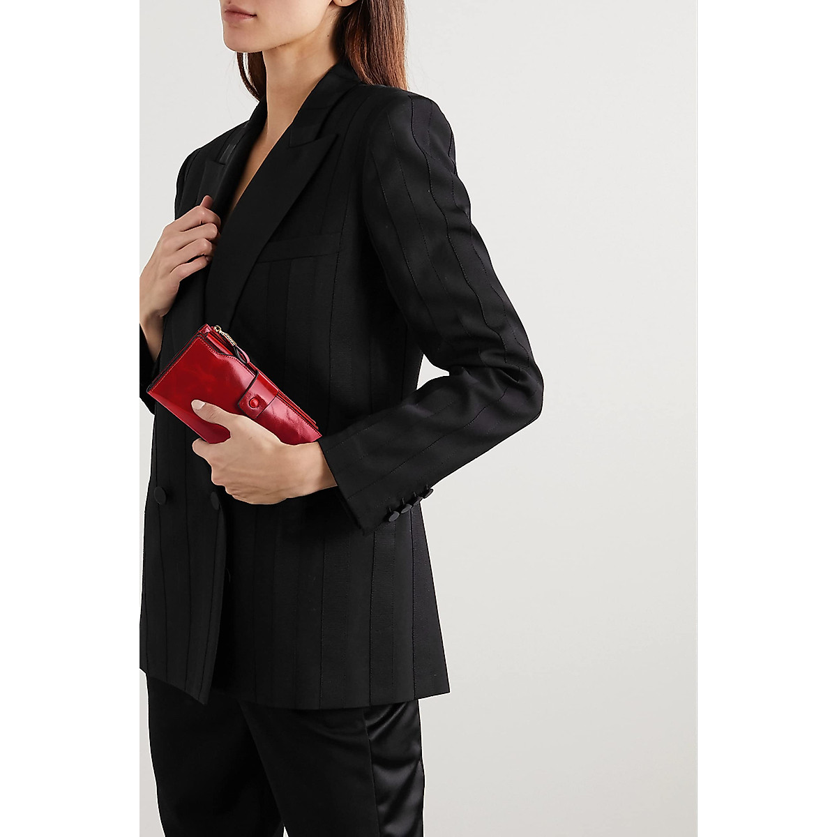 YALUXE Women's Genuine Leather Wallet RFID Blocking Multi Card Holder with Cell Phone Pocket Mothers Day Gifts