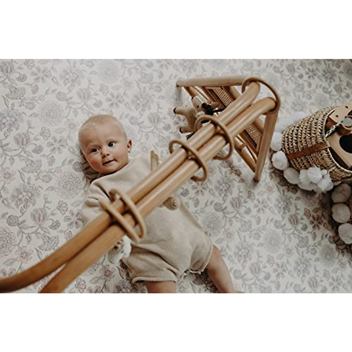 Frankie Lane Non-Toxic Baby Play Mat, 6.5ft x 4.5ft Reversible Waterproof Foam Tummy Time Mat, Baby Activity Mat. Playmat for Babies and Toddlers. SOFT Extra Large Non Slip Baby Floor Mat Foam Playmat