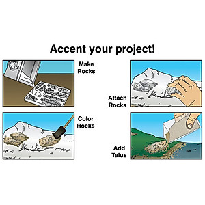 Woodland Scenics Scene-A-Rama Rock Making Kit, Multicolor