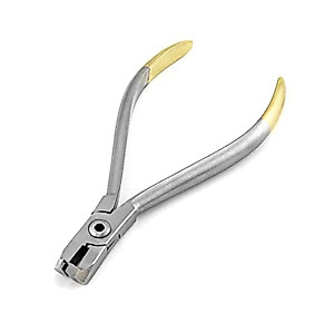 QWORK Distal End Cut Plier, Orthodontic Cutter Dental Surgical Instrument Tool for Fixed and Cutting Hard and Soft Wire,Braces Removal Tools Dentist Extraction Kits
