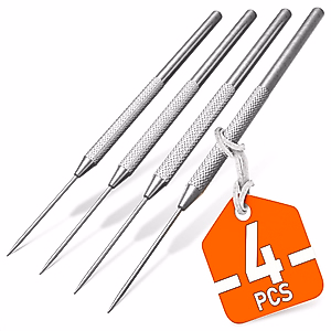 KETAR 4 Pcs Modeling Clay Carving Tools - Needle Tool Carving Kit Ceramic Pro Needles Detail Tools Sculpture Making Texture Tools