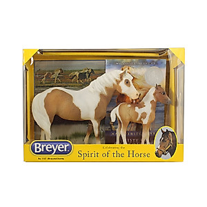 Breyer Traditional Series Misty & Stormy Model & Book Set | 2 Horse and Book Gift Set | 1:9 Scale | Model #1157