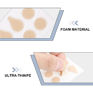 Tondiamo 300 Pieces Ear Lobe Support Ear Patches Earring Protectors Clip on Earring Pads Heavy Earrings Stabilizers Invisible Earring Lift Patches for Long Time Wearing Earrings