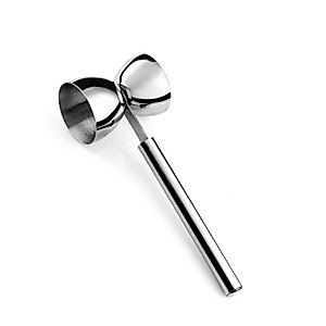 Double Jigger Stainless Steel Cocktail Measuring Cup with Handle