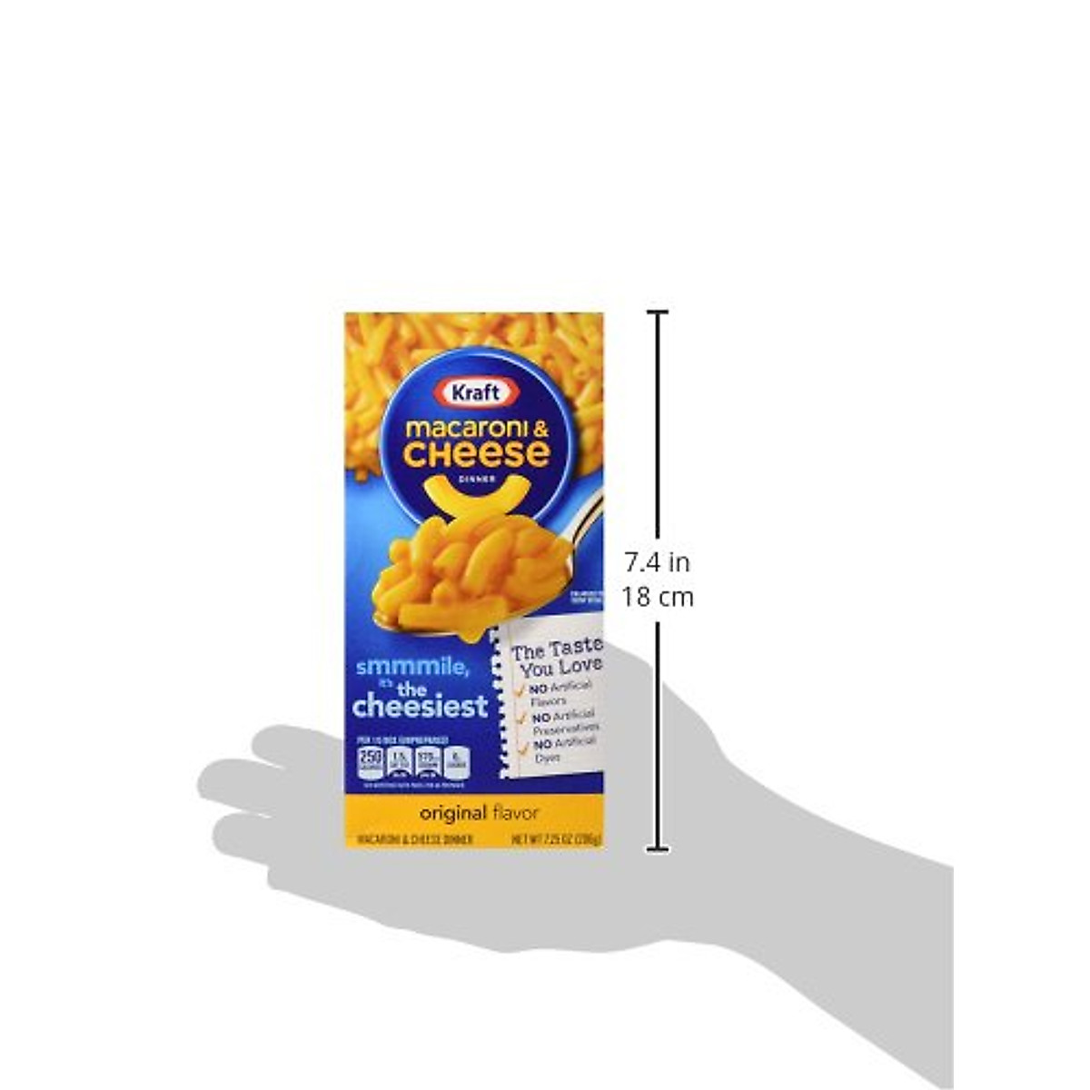 Kraft Original Flavor Macaroni and Cheese Meal (7.25 oz Box)