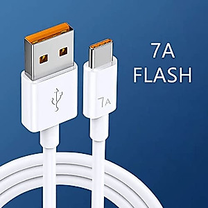 Charging Cable Type C to 7A 100W Type C USB Cable Super Fast Charge Cable Suitable compitable with Huawei Mate compitable with Samsung Fast Charging Type C to C Cable Fast Charging