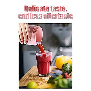 Portable Collapsible Blender with USB Rechargeable Personal Juicer Cup with 4000mAh Battery Mini Blender with Carry Handle Travel Blender for Camping/Office