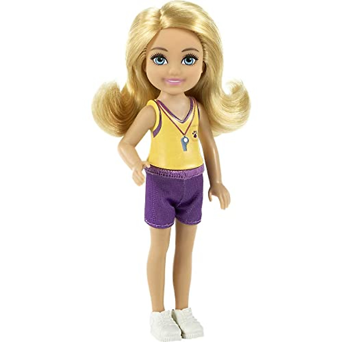 Barbie Chelsea Can Be Dog Trainer Playset with Blonde Chelsea Doll (6-in), Dog & Leash, Jumping Hoop, Obstacle Cones, Training Treats & More, Great Gift for Ages 3 Years Old & Up