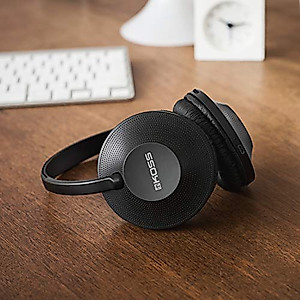Koss KPH7 Wireless Bluetooth On-Ear Headphones, On-Board Controls with Microphone, Lightweight Portable Fold Flat Design for Compact Storage, Black