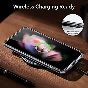 ESR for Samsung Galaxy S23 Case, Boost Kickstand S23 Case with 3 Stand Modes, Military-Grade Drop Protection, Supports Wireless Charging, Shockproof Slim Phone Cover with Patented Kickstand, Clear