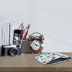 EXCEART Crochet Hook Case Portable Empty Sweater Knitting Needles Zipper Bag Tote Pouch Travel Storage Organizer for Knitting Sewing Accessories