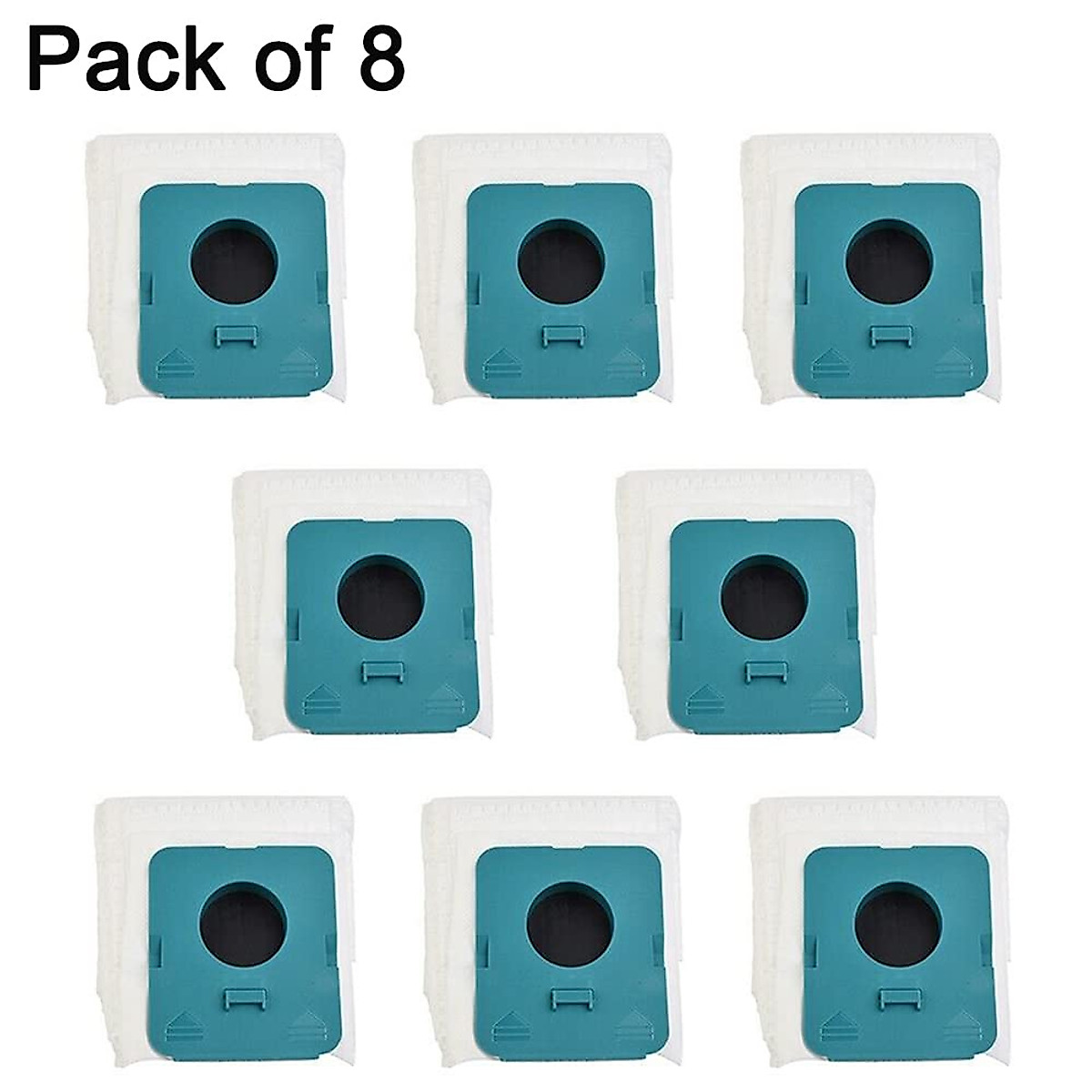 8pcs Dust Filter Bags for Samsung Bespoke Jet-Clean Station VS20A95923W VS20A95923B/AA VS20A95923N/AA VS20A95923W/AA Vacuum Cleaner Dust Cleaning Bag Replacement Parts