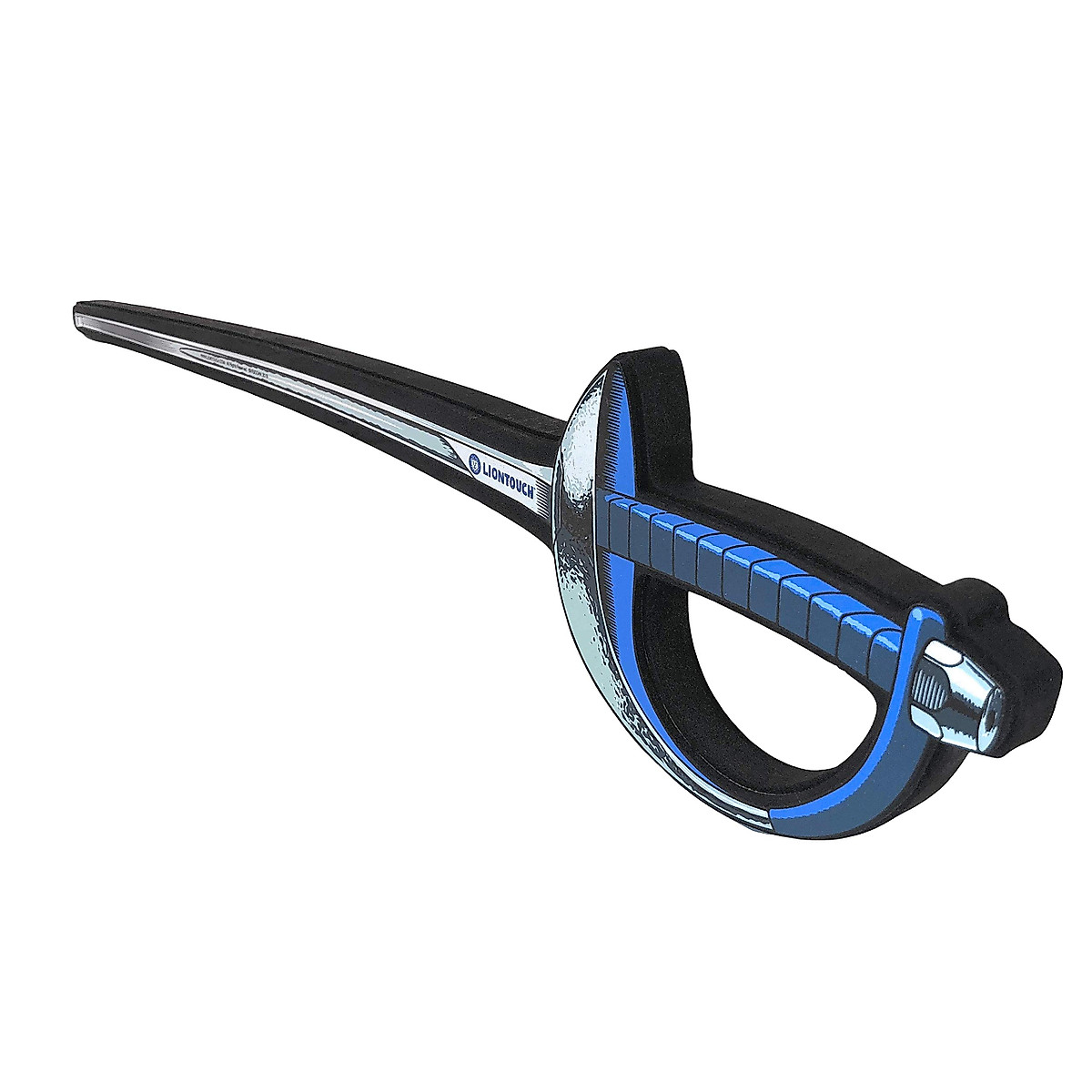 Liontouch Sports Fencing Sabre, Blue | Foam Toy for Kids in Realistic Design | Safe and Playful Introduction Weapon for Young Fencers & Children