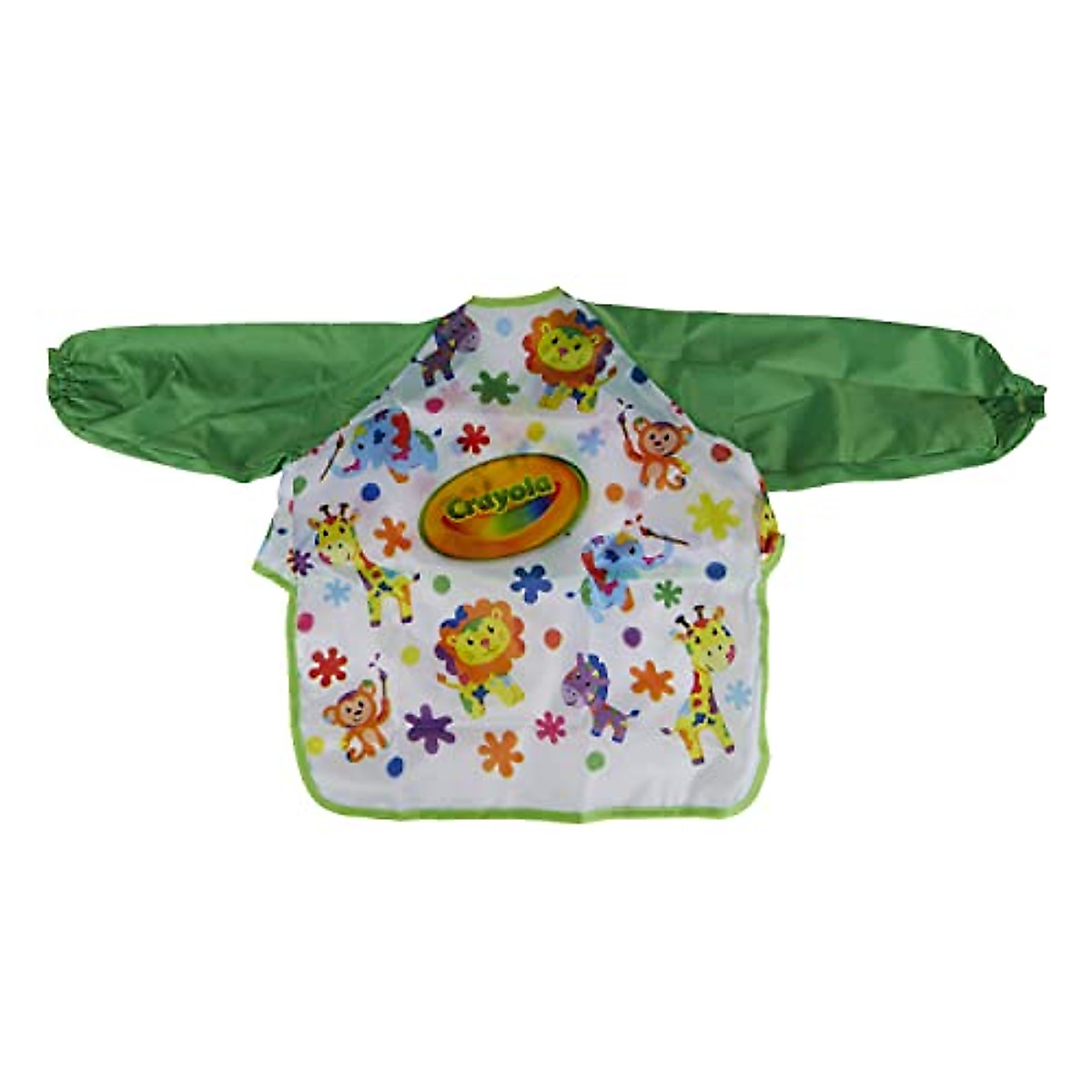 Crayola Art Smock for Toddlers, Small Waterproof Bib, Best Fit for Age 1 (12 Months), 1 x 7-1/5 x 8-1/10 In