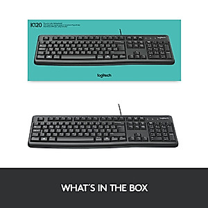 Logitech K120 USB Wired Standard Keyboard