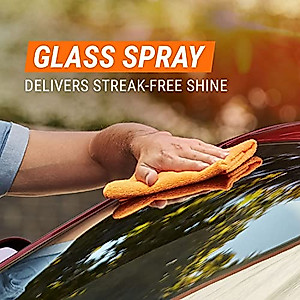 Car Wash and Car Interior Cleaner Kit by Armor All, Includes Towel, Tire Foam, Glass Spray, Protectant Spray and Cleaning Spray