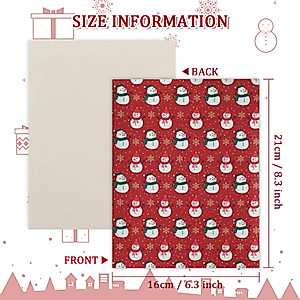 Whaline 14Pcs Christmas Faux Leather Sheet Red Green Gold Silver Synthetic Leather Christmas Theme Pattern Glitter Fabric Crafts for Earring Hair Bow Holiday Craft Gift DIY, 8.3 x 6.3 Inch