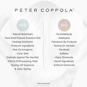 Peter Coppola a-Keratin Smoothing Shampoo & Conditioner Set - Smooths Thick Coarse Hair - Infused With Argan Oil, Avocado Oil And Hydrolyzed Keratin Transforms Frizz Into Shiny & Healthy Hair (10 oz)