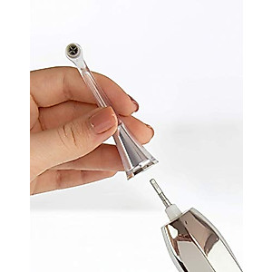 Supersmile Zina45 Replacement Polishing Head for Sonic Pulse Toothbrush - Delivers Professional At-Home Teeth Whitening Polish & Shine (Silver