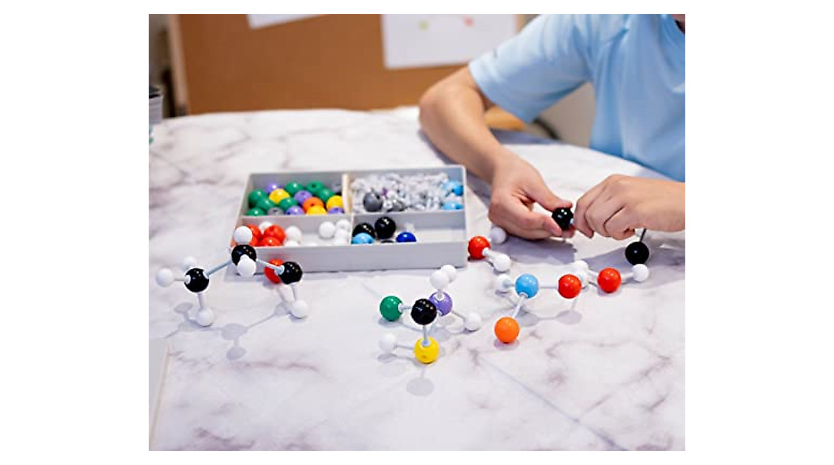 125-Piece Molecular Model Kit for Chemistry Learning