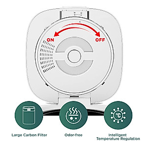 Electric Compost Bin Kitchen | Smart Kitchen Waste Composter | Food Composter Indoor/Outdoor | Food Cycler with 3L Capacity | Compost Machine for Apartment Countertop | Cavdle WasteCycler | White