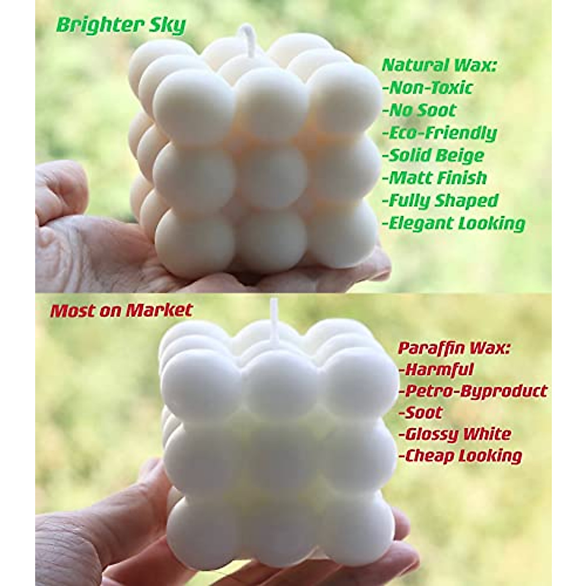 Bubble Candle and Body Candle Set Brighter Sky|Natural Wax|Candle Decor|Gift for Her|Cute Candle|Candle Ideas|Wax Melts|Pillar Candle|Candle Holder|Candle Gift|Decorative Candle|Home Decor