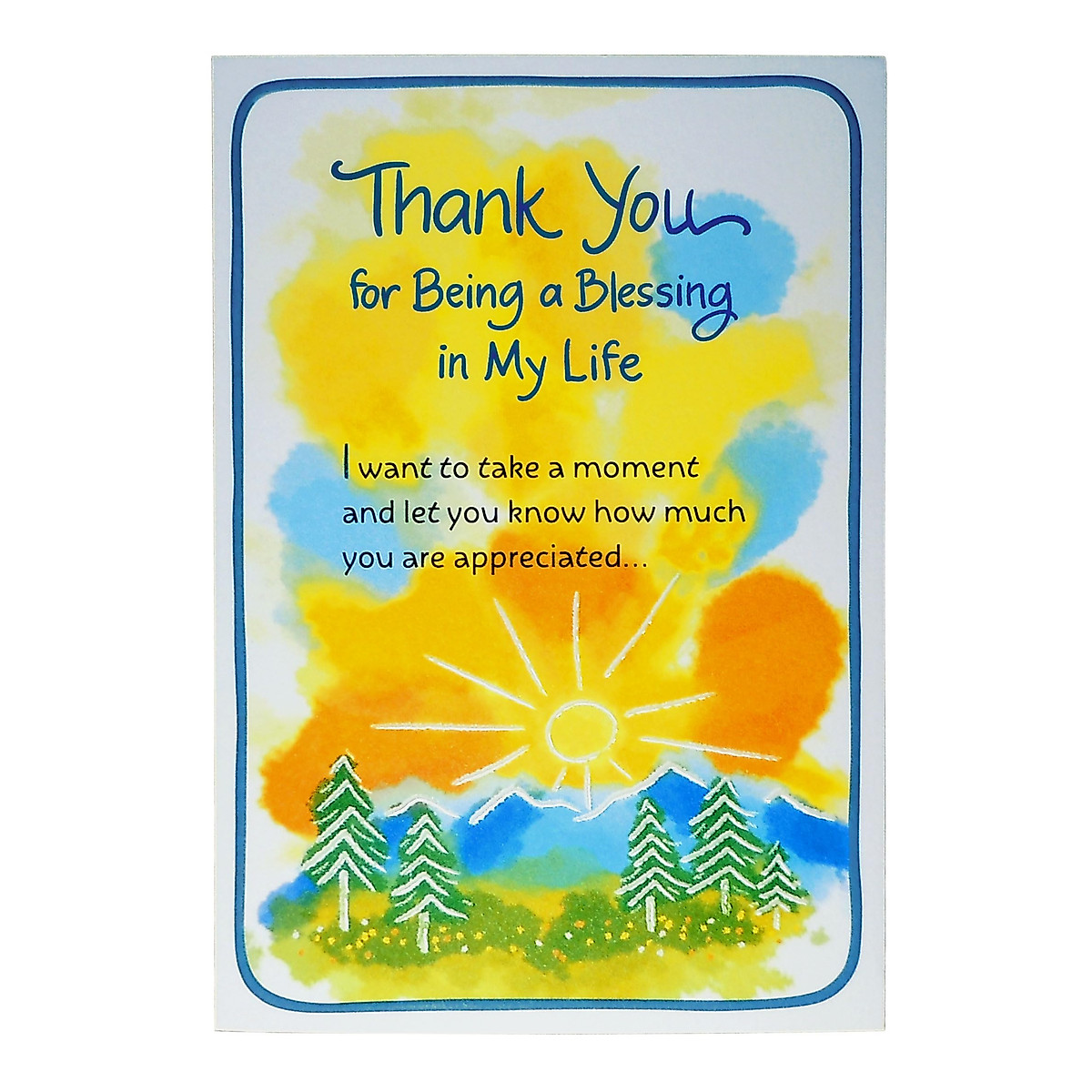 Blue Mountain Arts Appreciation Card 2-Pack—Heartfelt Message of Admiration and Gratitude for Someone Who Is a Blessing in Your Life