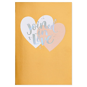 American Greetings Wedding, Bridal Shower or Engagement Card (Joined Hearts)