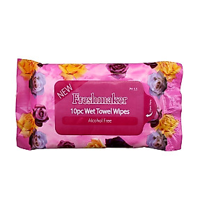 6 Packs Hand Wipes, Wet Wipes, Hand Cleaning Wipes, Hand Wipes for ALL, Travel Wipes 10 Count Travel Size