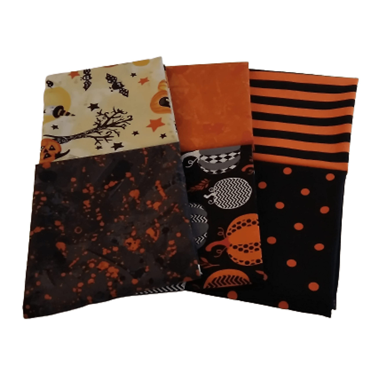Halloweern Fat Quarter Bundle 6 Pcs