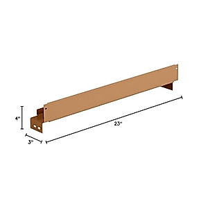 Knaack Accessory Door Shelf, Right Inside Door, Steel, Tan - 494