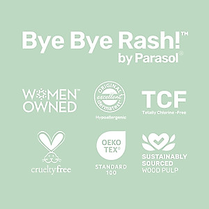 PARASOL Clear+Dry Disposable Diapers, RashShield Protection, Leakproof Design, Hypoallergenic, Size 1 (7-14 lbs), 160 Count