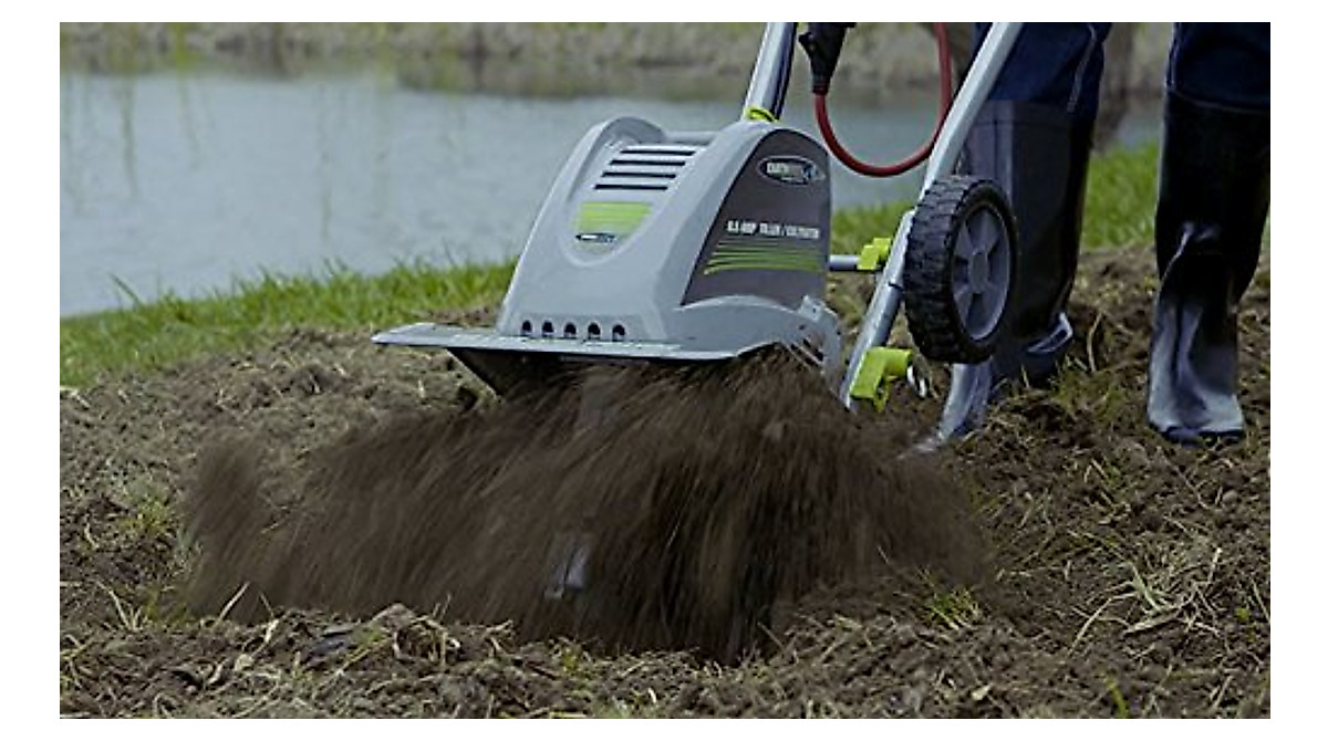 Earthwise TC70001 Electric Tiller for Small Gardens | Eco-Friendly Power