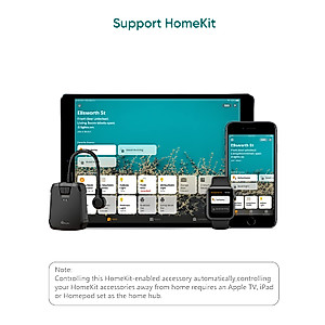 TREATLIFE Outdoor Smart Plug, HomeKit Outdoor Plug with 2 Individual Control Outlets, IP64 for Outdoor String Lights, Compatible with Siri, Alexa, Google Home, 2.4GHz WiFi Only, Remote Control, Timer