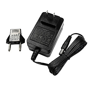 HQRP AC Adapter Compatible with Samson Expedition XP106 Portable Sound System Power Supply Cord Charger Adaptor Samsontech XP-106 + Euro Plug Adapter