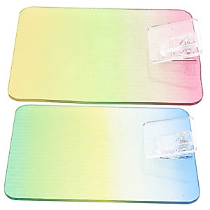 EXCEART Rubber Cutting Board 6 Pcs Plate Clamp Exam Paper Clips File Clipboards Document Holder Business Office Plastic Test Paper Holder Office Supplies Clipboards Clipboard for Office