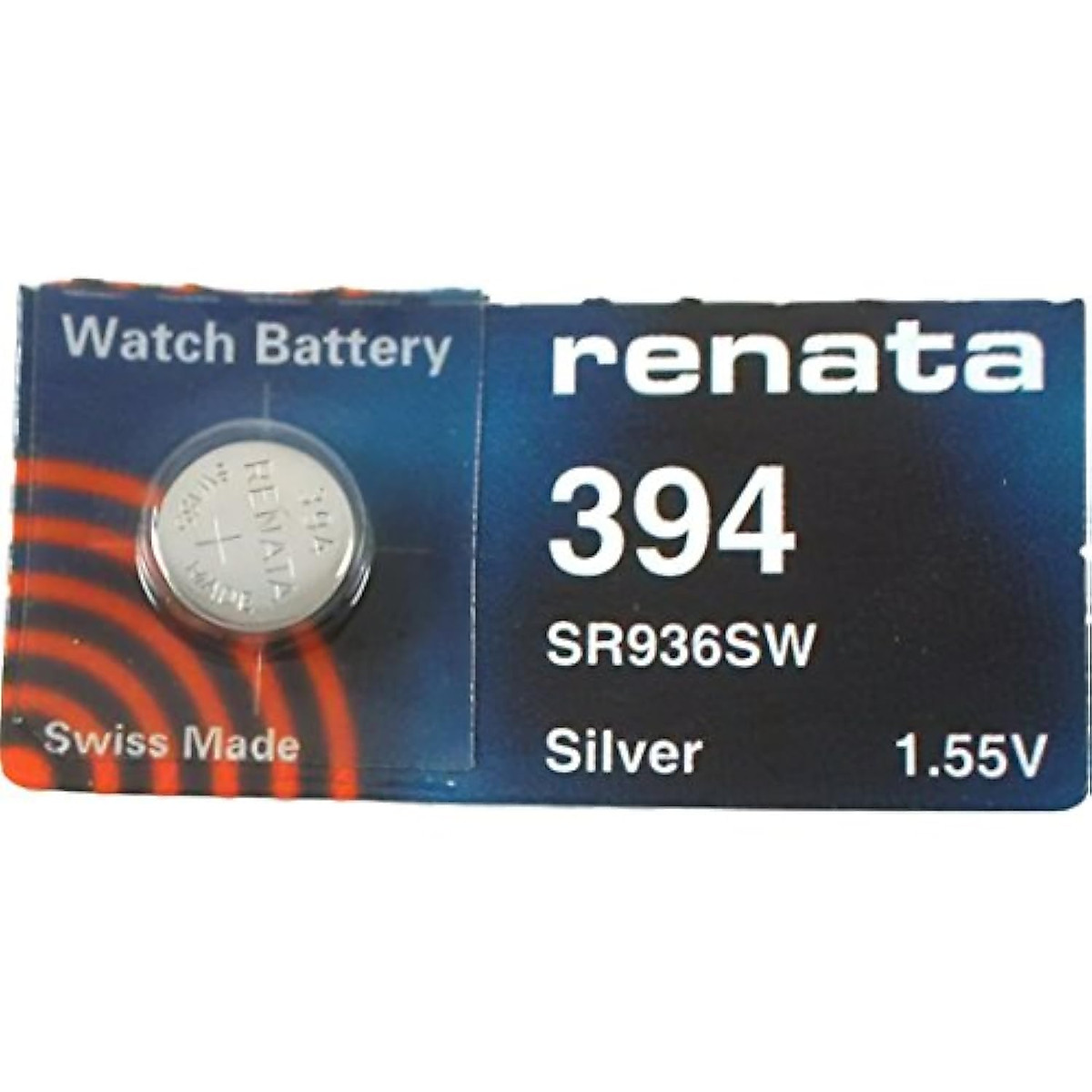 1.55 Volt Watch Battery 394 Replaces SR936SW