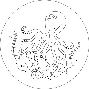 Nautical Embroidery Pattern Transfers (set of 10 hoop designs!)