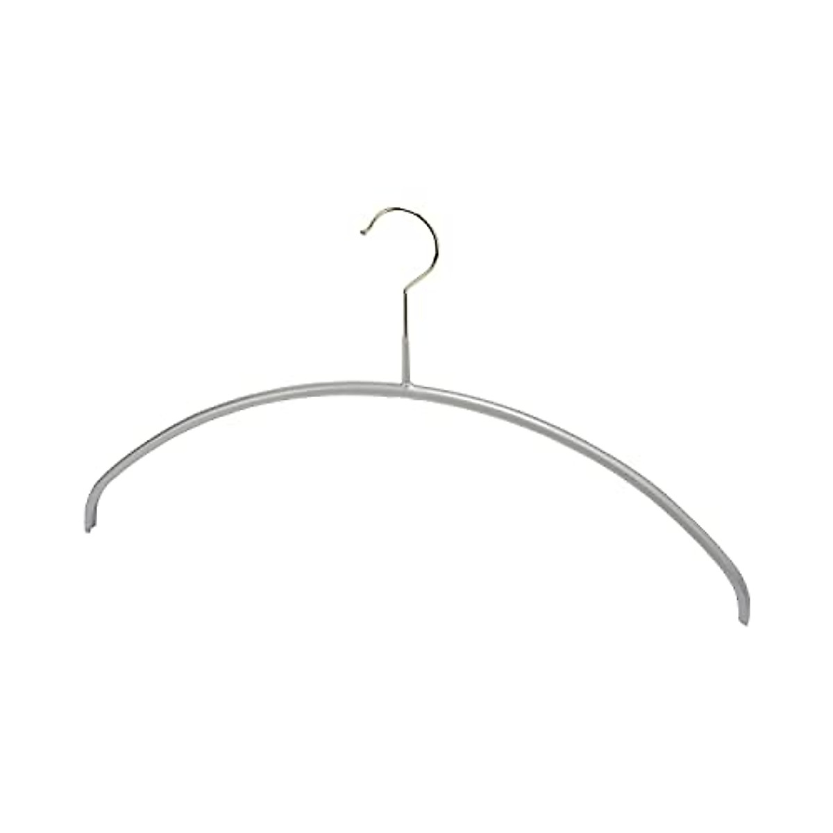 MAWA 110564 Non-Slip Mawa Hangers, Human Body Hangers, Set of 10, Silver