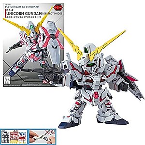 Bandai Hobby - Gundam UC - 005 Unicorn Gundam (Destroy Mode), SD EX-Standard