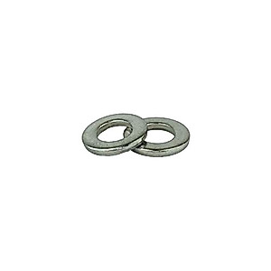 Stainless M6 Flat Washer, DIN 125A, 18-8 Stainless Steel, 100 Pieces (M6 Flat Washer)