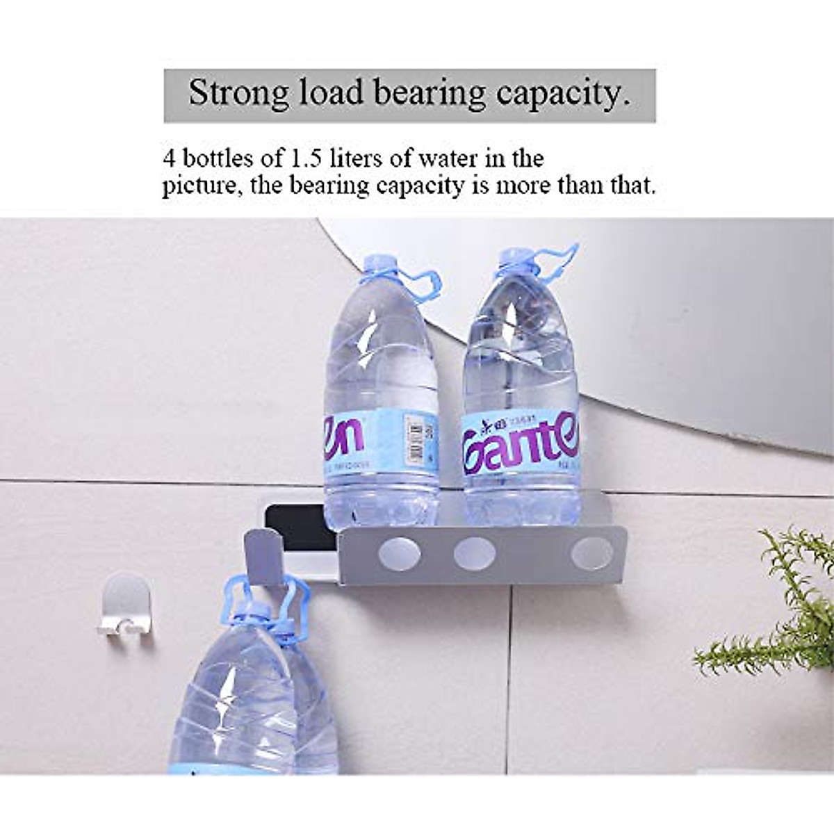 Hosoncovy Hairdryer Wall Mount Holder Stand Blow Dryer Rack Hook Organizer for for Dyson Supersonic Hair Dryer (Rose Gold)