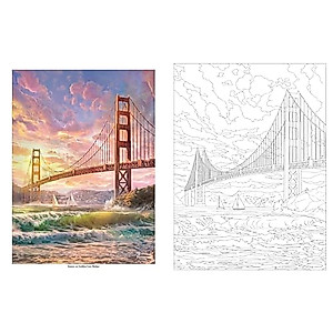 Thomas Kinkade Studios Inspired Destinations: A Coloring Book for Travelers