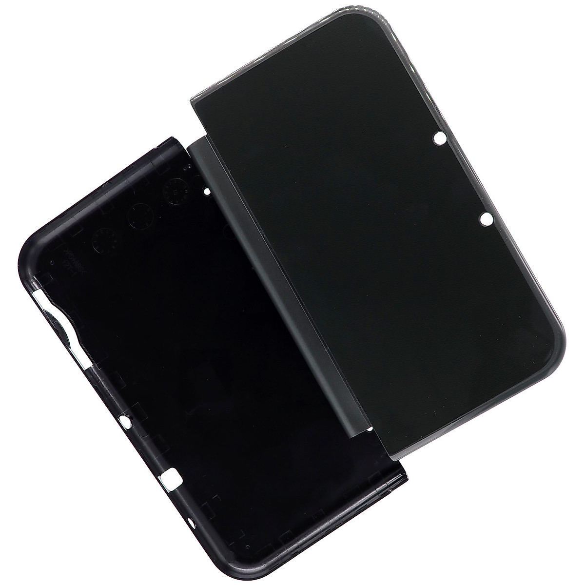 Deal4GO Housing Shell Cover kit Front & Back Faceplate Case Replacement for Nintendo New 3DS XL/New 3DS LL 2015 Console (Grey/Black)